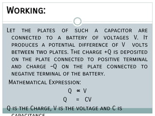 PHYSICS INVESTEGATORY PROJECT CAPACITOR CLASS 12 | PDF
