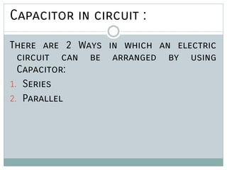 PHYSICS INVESTEGATORY PROJECT CAPACITOR CLASS 12 | PDF
