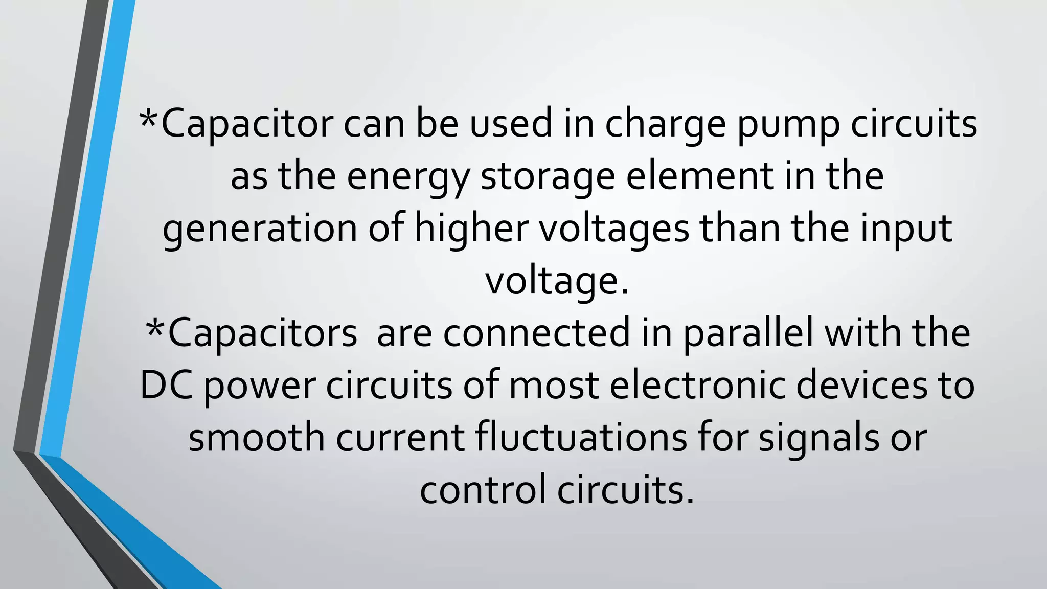 Capacitor | PPTX | Consumer Electronics | Technology & Computing