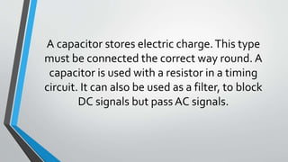 Capacitor | PPTX | Consumer Electronics | Technology & Computing