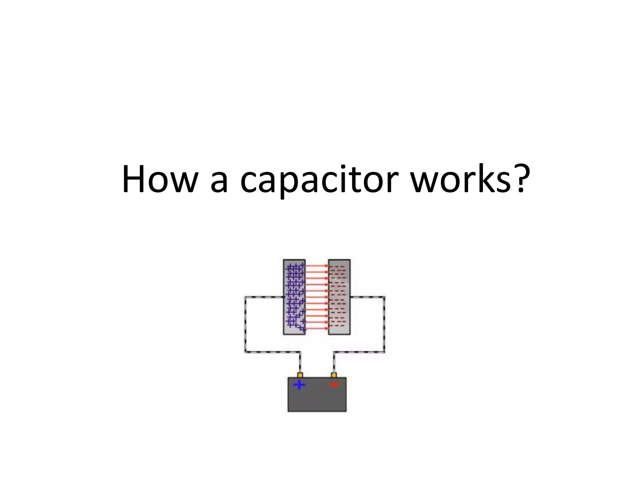 How Capacitor Works? | PPT