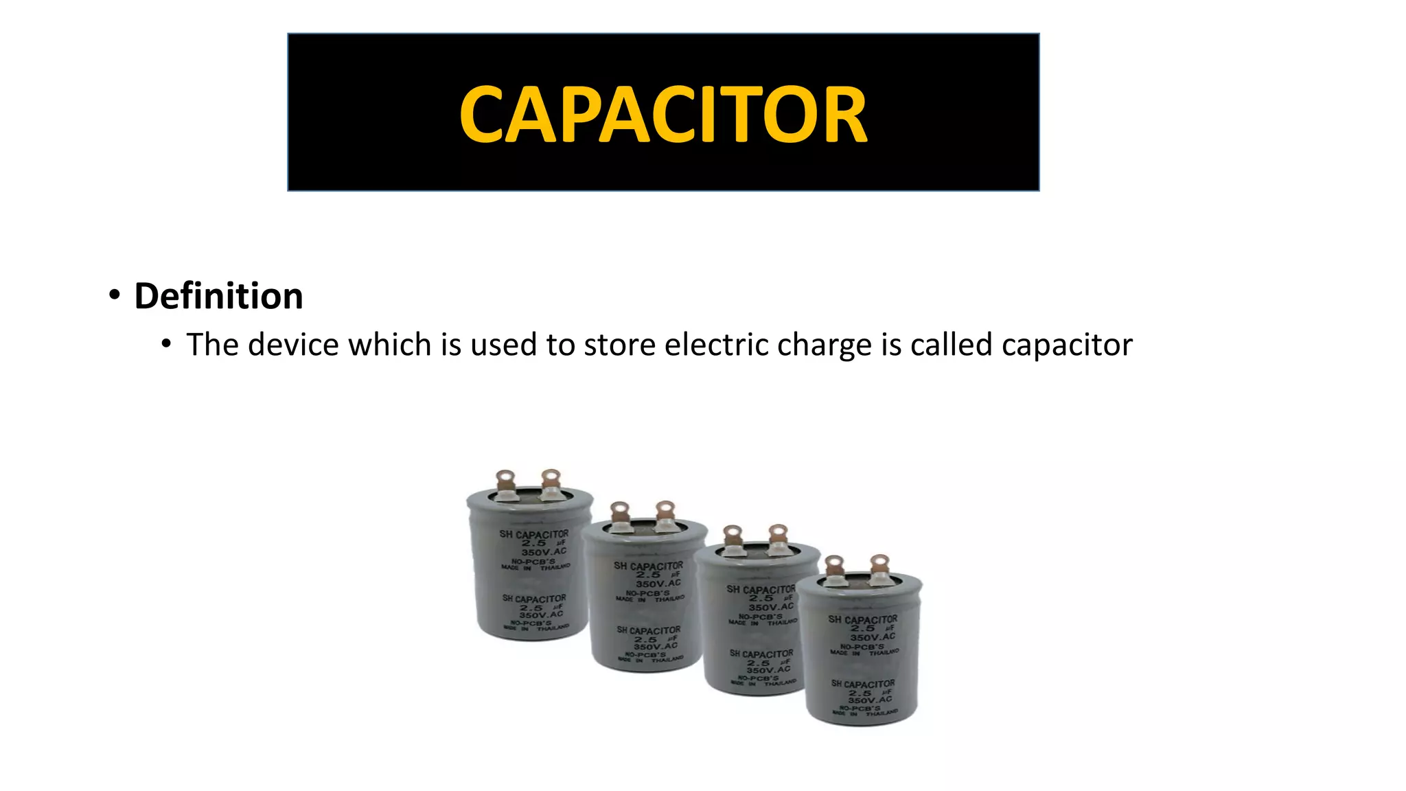 Capacitor | PPT