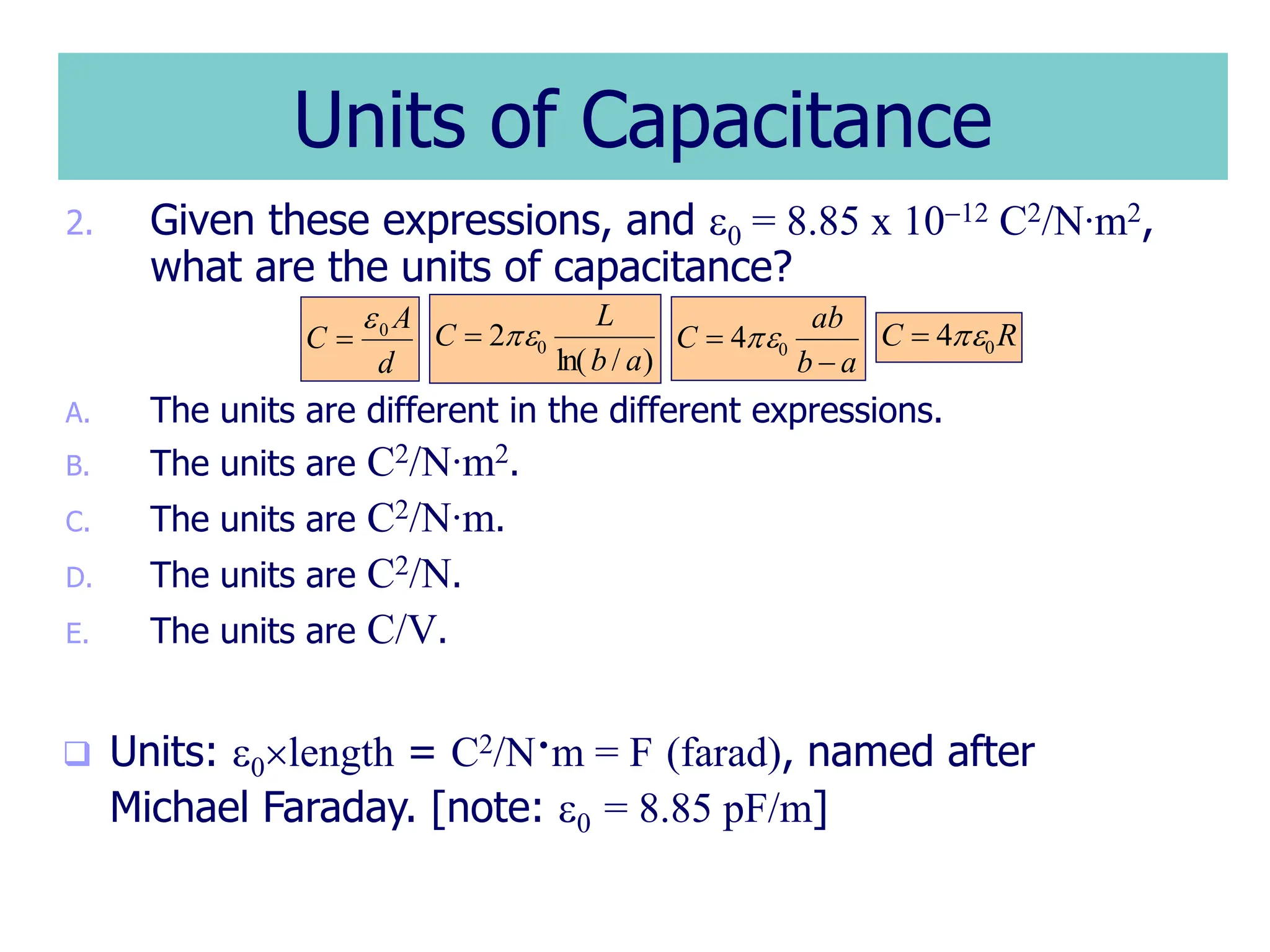 Capacitor: Principle and Types of Capacitors | PPT