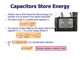 Capacitor: Principle and Types of Capacitors | PPT