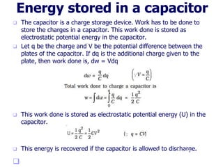 Capacitor: Principle and Types of Capacitors | PPT