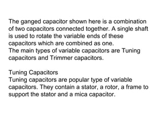 capacitor.pptx physics for medical department | PPTX
