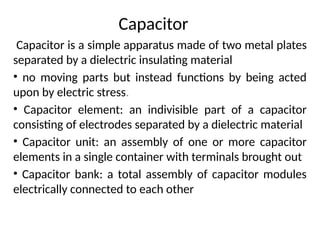 Capacitor.pptx with all clear knowledge. | PPTX