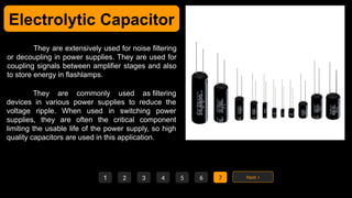 capacitor_For Electrical engineering students | PPTX