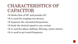 Capacitor and its types | PPTX