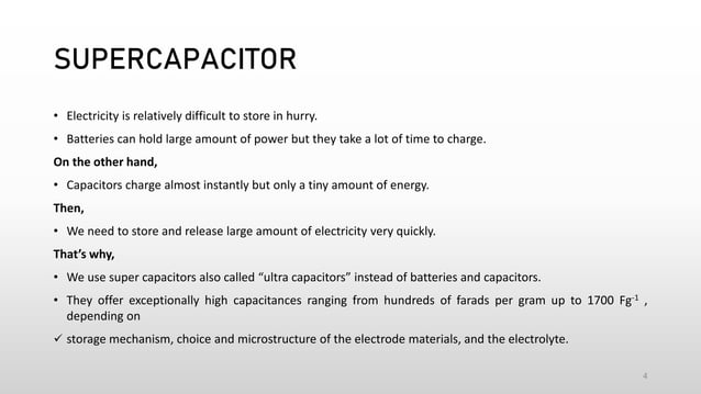 Capacitor and Supercapacitor.pptx | Chemistry | Science