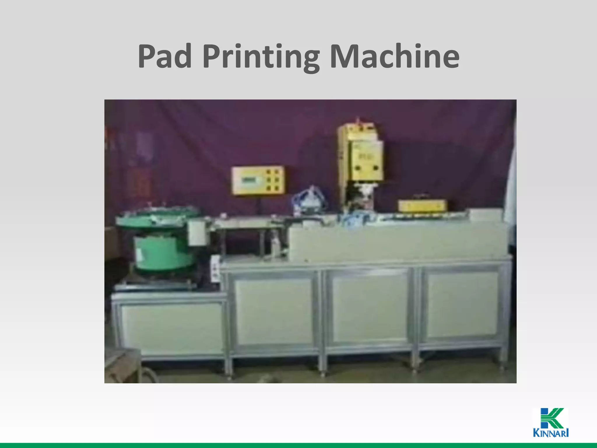 Pad printing machine - Capacitor automation | PPT