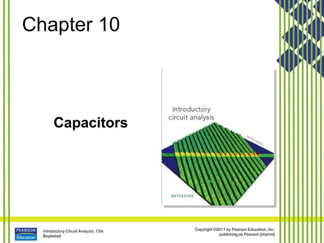 Capacitor chapter 10 | PPT
