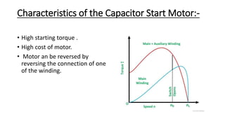 Capacitor motor | PPTX