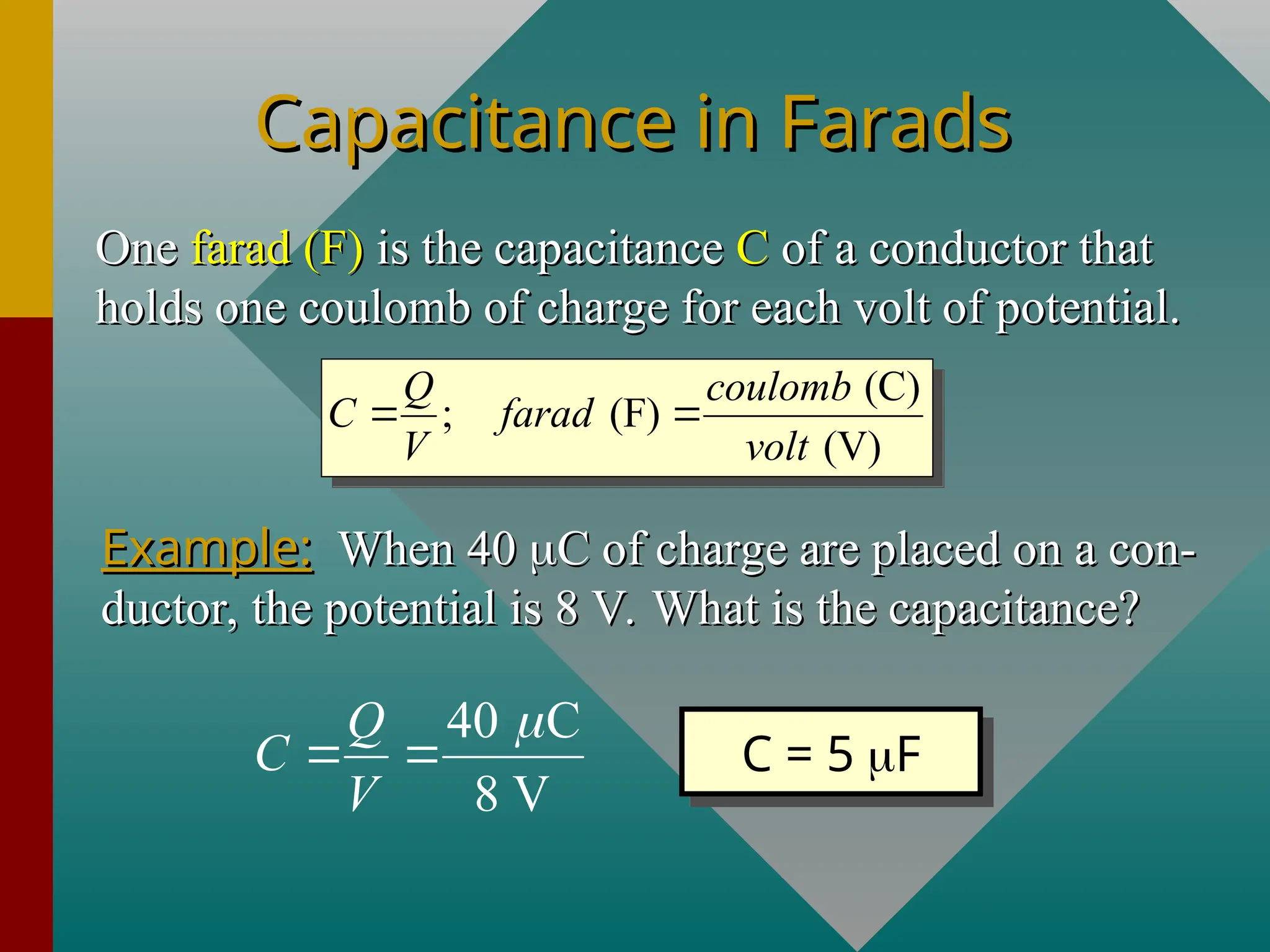 Introduction to Capacitor power point .. | PPT