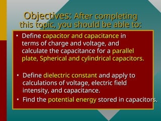 Introduction to Capacitor power point .. | PPT