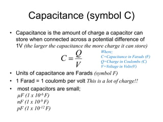 Capacitors | PPTX
