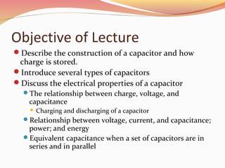 Capacitors | PPT | Chemistry | Science