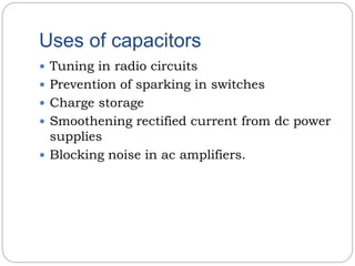 Capacitorsprepwalk | PPTX | Physics | Science