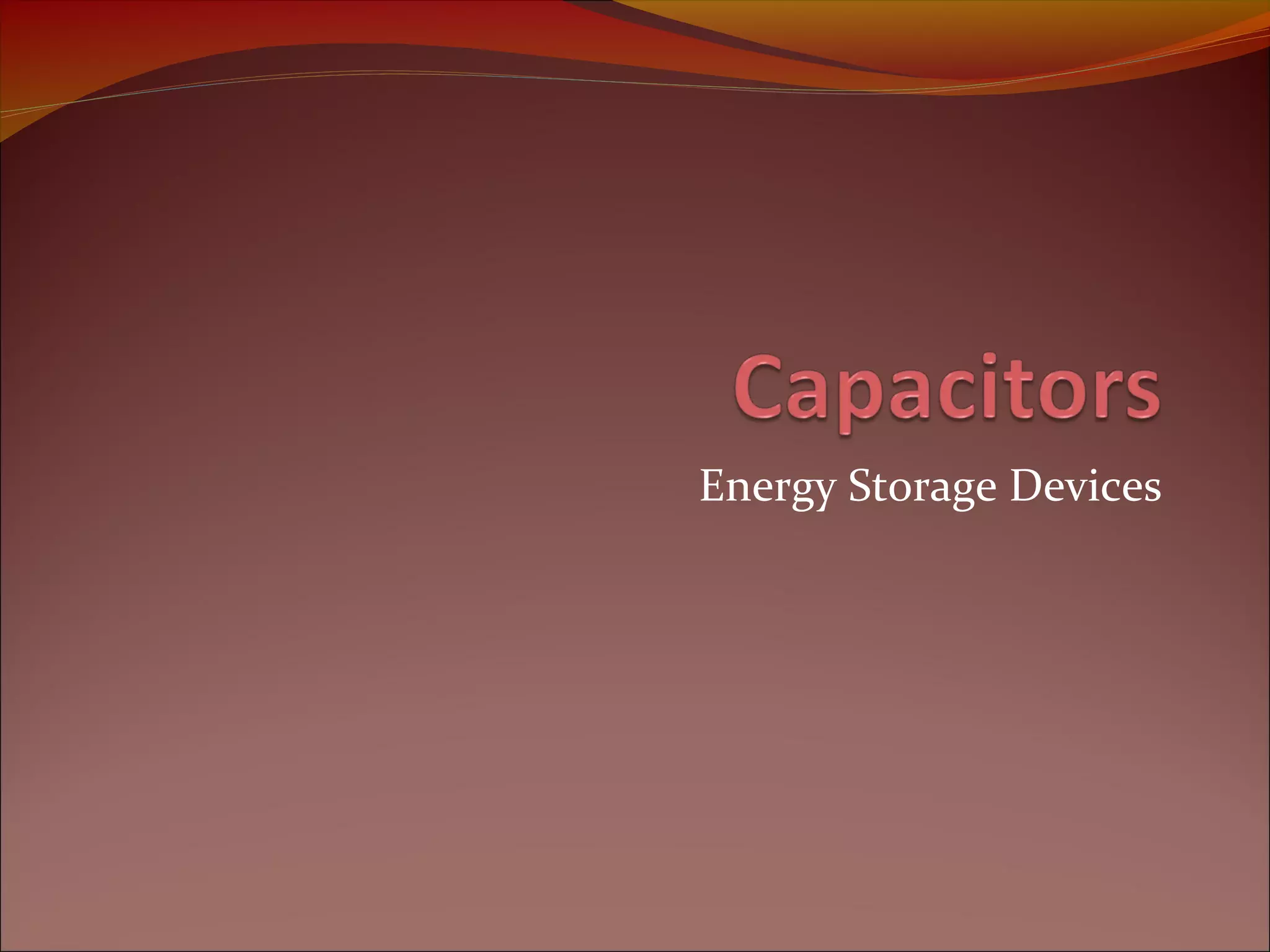 Capacitors | PPT