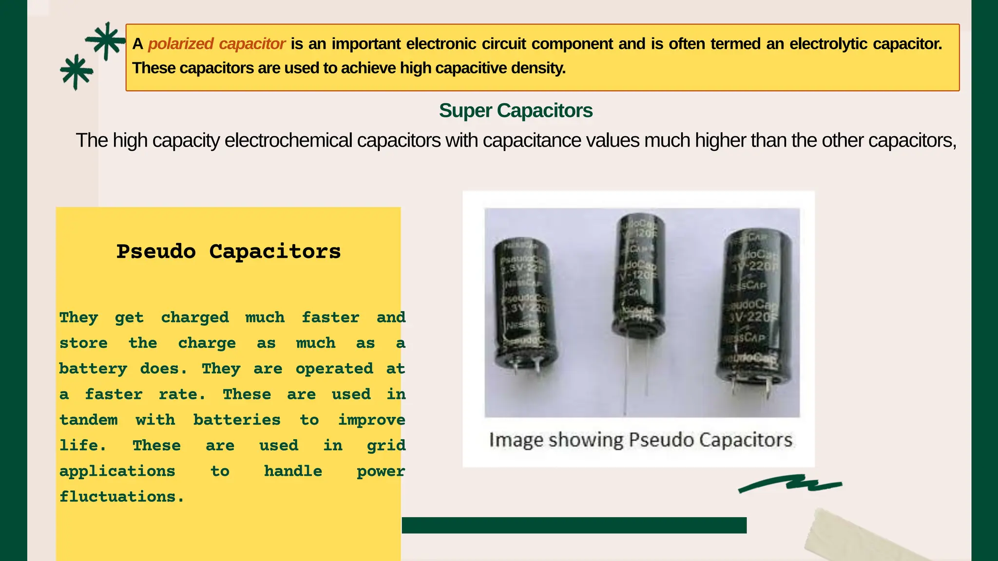 What are CAPACITORS-Grade Seven - REPORTING.pptx | Chemistry | Science