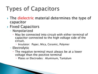 Capacitors | PPTX