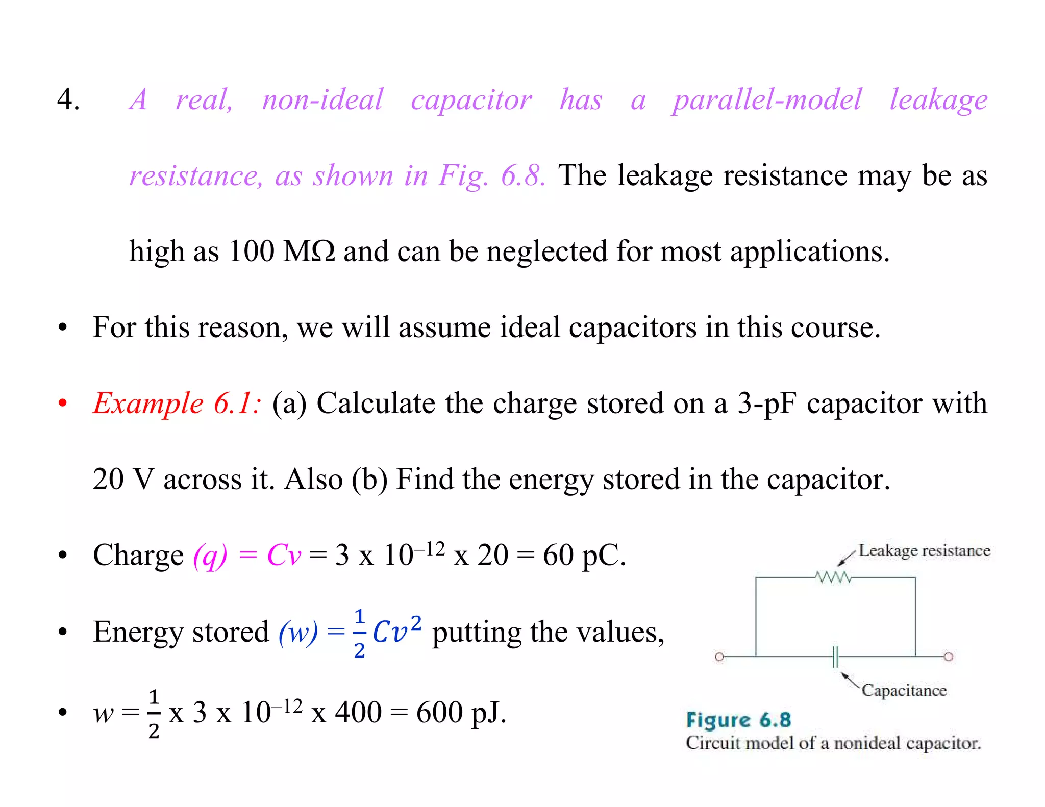 Capacitors and inductors linear circuit analysis | PDF