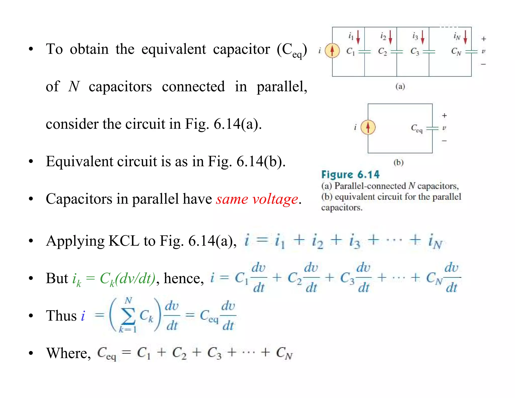 Capacitors and inductors linear circuit analysis | PDF