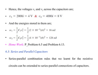 Capacitors and inductors linear circuit analysis | PDF