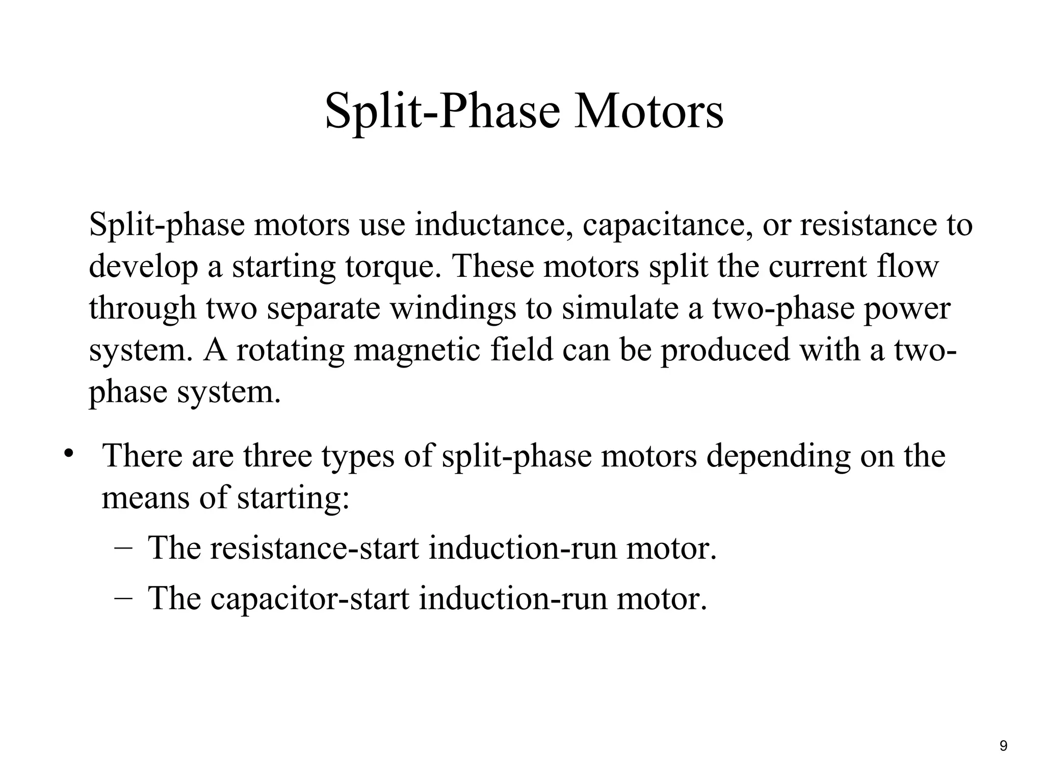 CAPACITOR START INDUCTION MOTOR | PPT