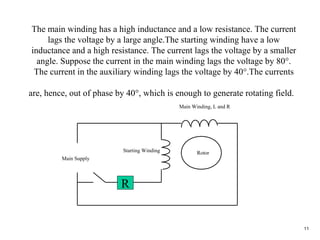 CAPACITOR START INDUCTION MOTOR | PPT