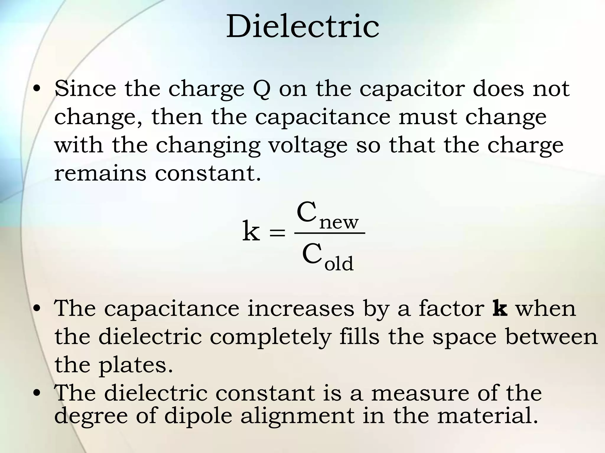Capacitors with Dielectrics.ppt