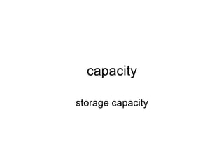 capacity of an electronic to be sort.pptx | Data Storage and ...