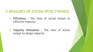 Capacity Planning for Products and Services | PPTX