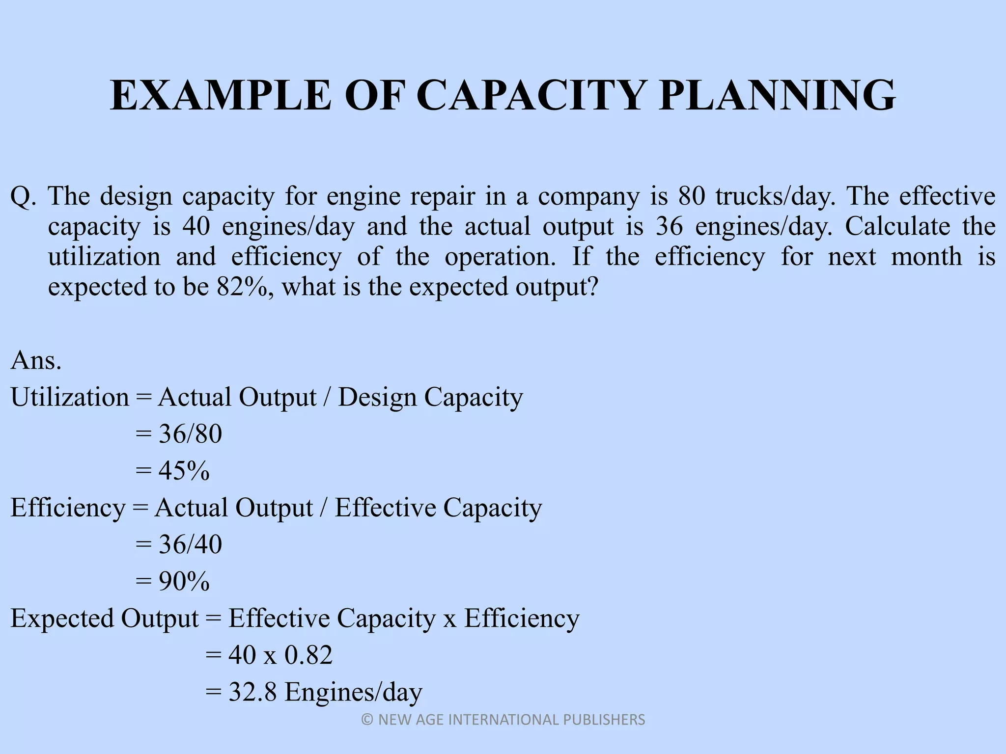 CAPACITY & AGGREGATE PLANNING | PPTX
