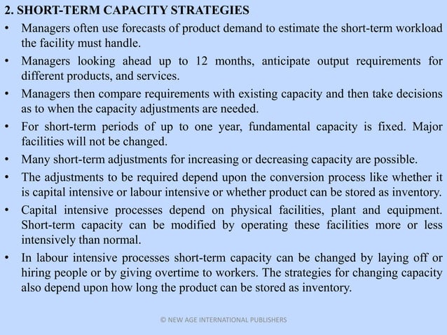 CAPACITY & AGGREGATE PLANNING | PPTX | Business Accounting & Finance ...