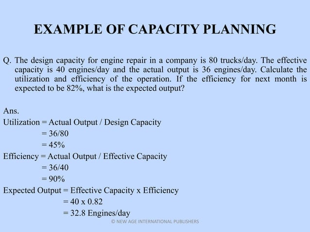 CAPACITY & AGGREGATE PLANNING | PPTX | Business Accounting & Finance | Business
