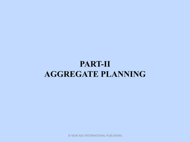 CAPACITY & AGGREGATE PLANNING | PPTX | Business Accounting & Finance | Business