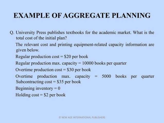 CAPACITY & AGGREGATE PLANNING | PPTX | Business Accounting & Finance ...
