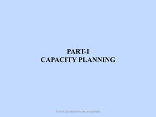CAPACITY & AGGREGATE PLANNING | PPTX