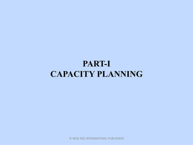 CAPACITY & AGGREGATE PLANNING | PPTX | Business Accounting & Finance ...