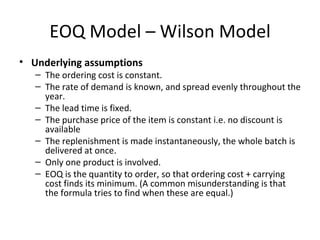 Capacity & Inventory Management | PPT