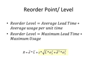 Capacity & Inventory Management | PPT