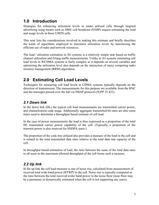 Capacity and utilization enhancement | PDF