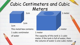 Capacity and volume | PPTX