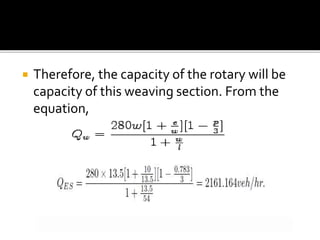 Capacity at intersection | PPTX