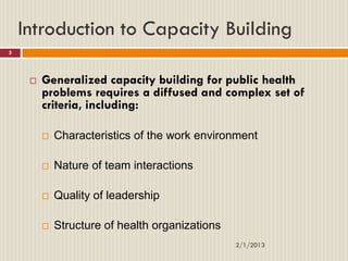 Capacity building | PPT