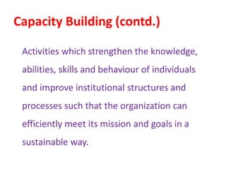 Capacity building 2007 | PPT