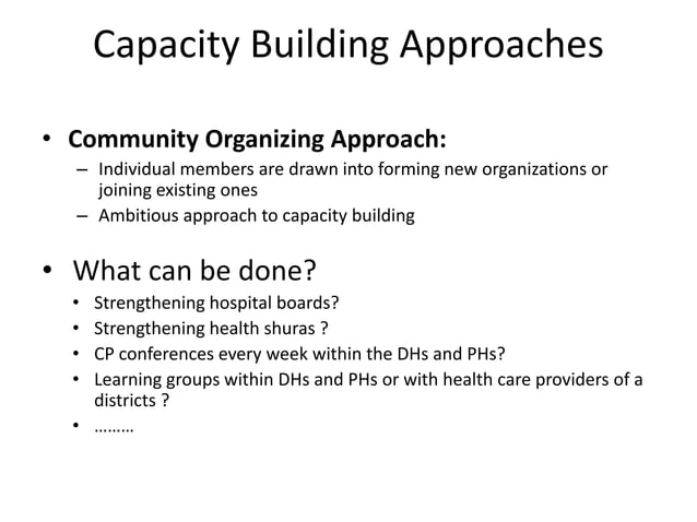 Capacity Building Approaches-Afghanistan | PPT