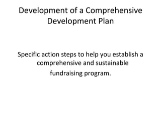 Capacity Building FInancial Development | PPT