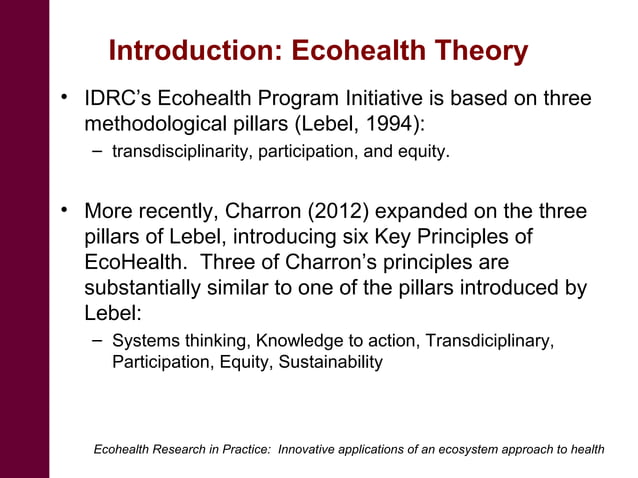 A decade of capacity building on Ecohealth/One Health in Southeast Asia ...